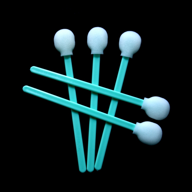 Open Cell Foam Cleaning Swabs Green Stick 100 Pcs / Bag For Keyboard ...