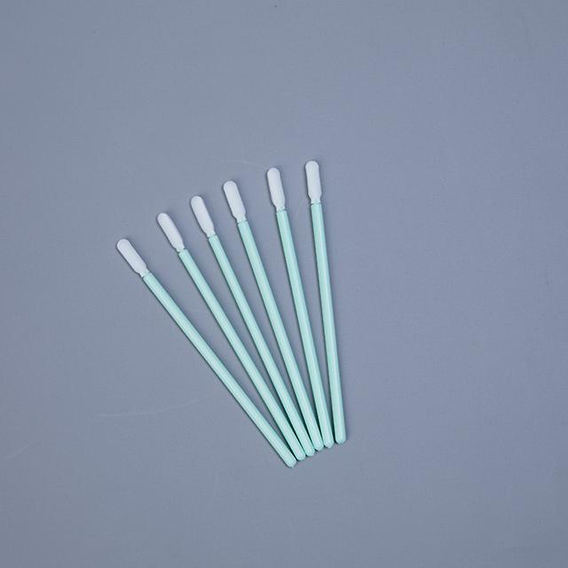 Lab Esd Safe Swabs Round Tip , Lint Free Cotton Swabs For Semiconductor