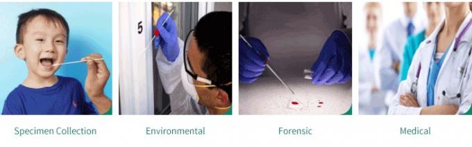 ABS Handle Nylon Flocked Nasopharyngeal Swab For Influenza