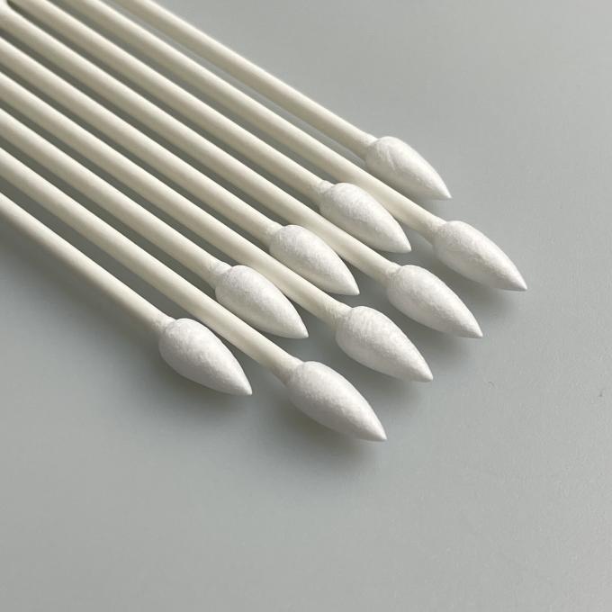 Lint Free Eco Paper Cotton Swab 3 Inch 4.7mm For Cleaning