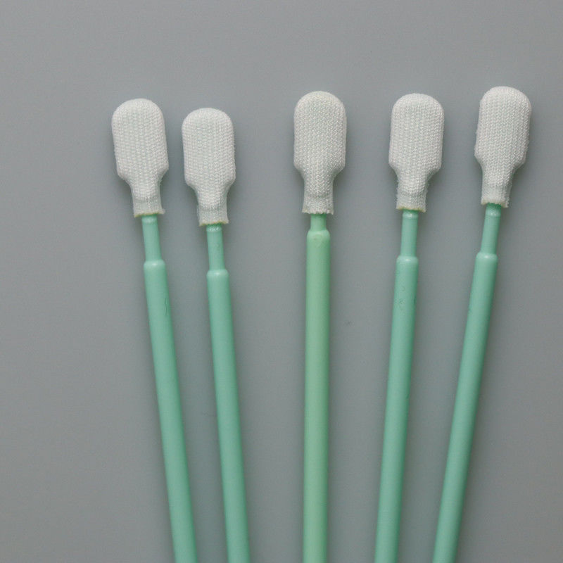 SGS Certification 165mm Polyester Swabs For Cleanroom Industrial