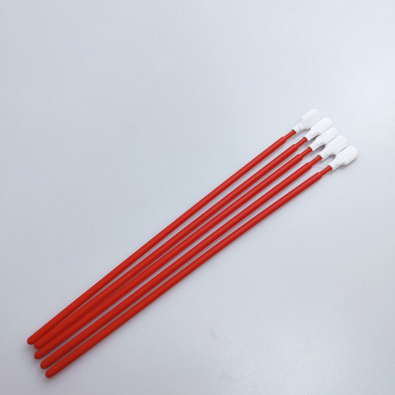 SGS Certification 165mm Polyester Swabs For Cleanroom Industrial