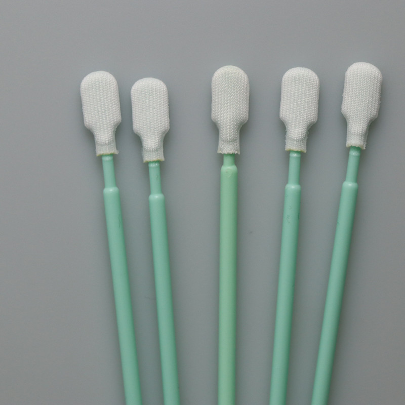 SGS Certification 165mm Polyester Swabs For Cleanroom Industrial