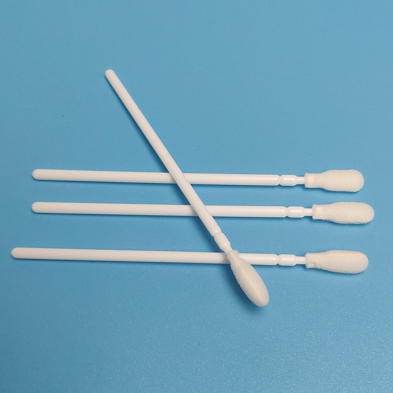 Foam Tip Oral Mouth Collection Self Collected Nasal Swab Sampling Flocked Swab
