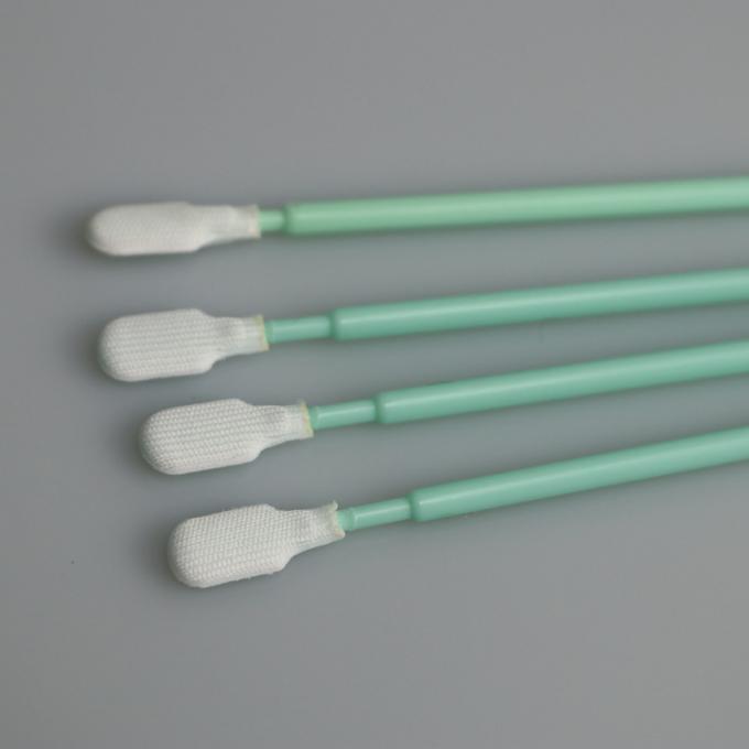 SGS Certification 165mm Polyester Swabs For Cleanroom Industrial