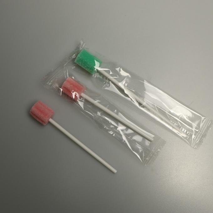 Disposable Sterile Foam Tipped Oral Care Swab With PP Stick