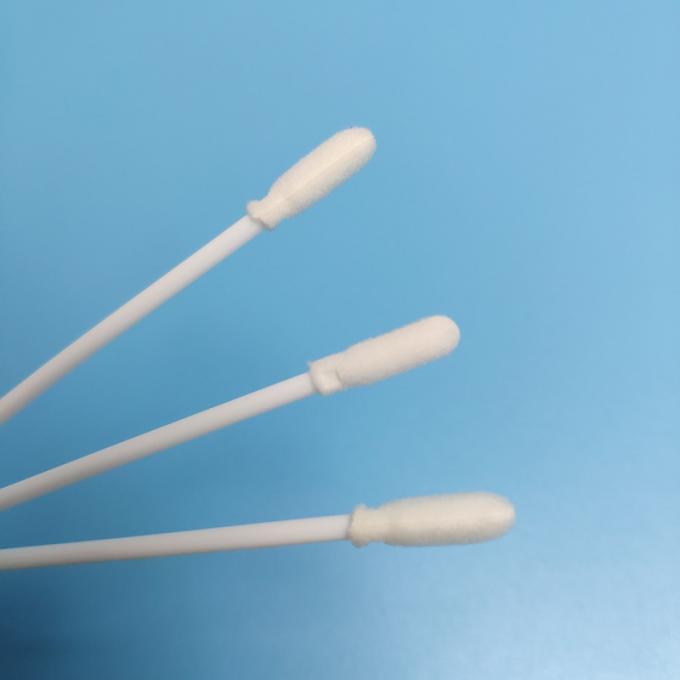 Disposable EO Sterile 8cm Foam Head Oral Specimen Collection Swabs