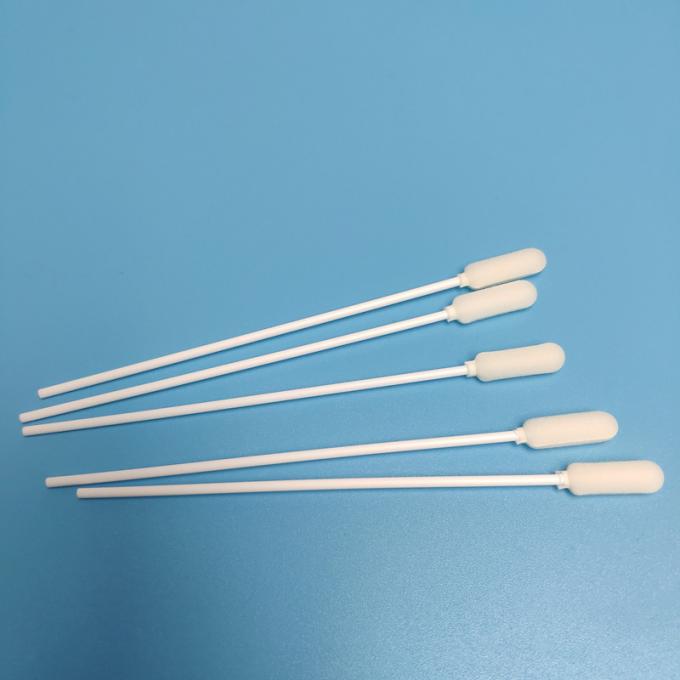 ODM 14cm PP Stick Sponge Head Disposable Sampling Swab