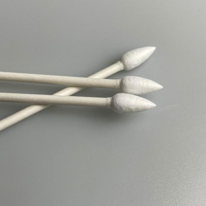 3 Inch Paper Sharp Pointed Cotton Swab Micro Mini