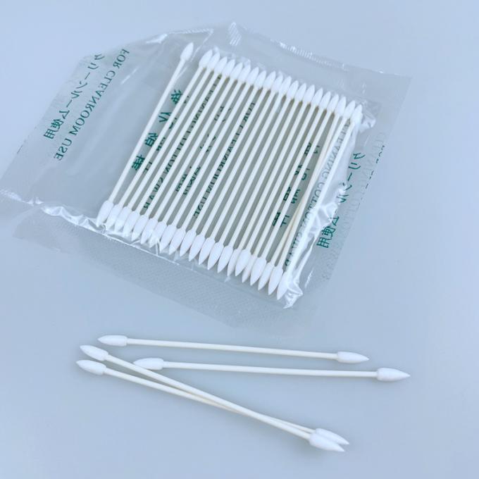 Double Pointy Mini Compressed Cotton Head Micro Swab 3 Inch 3mm